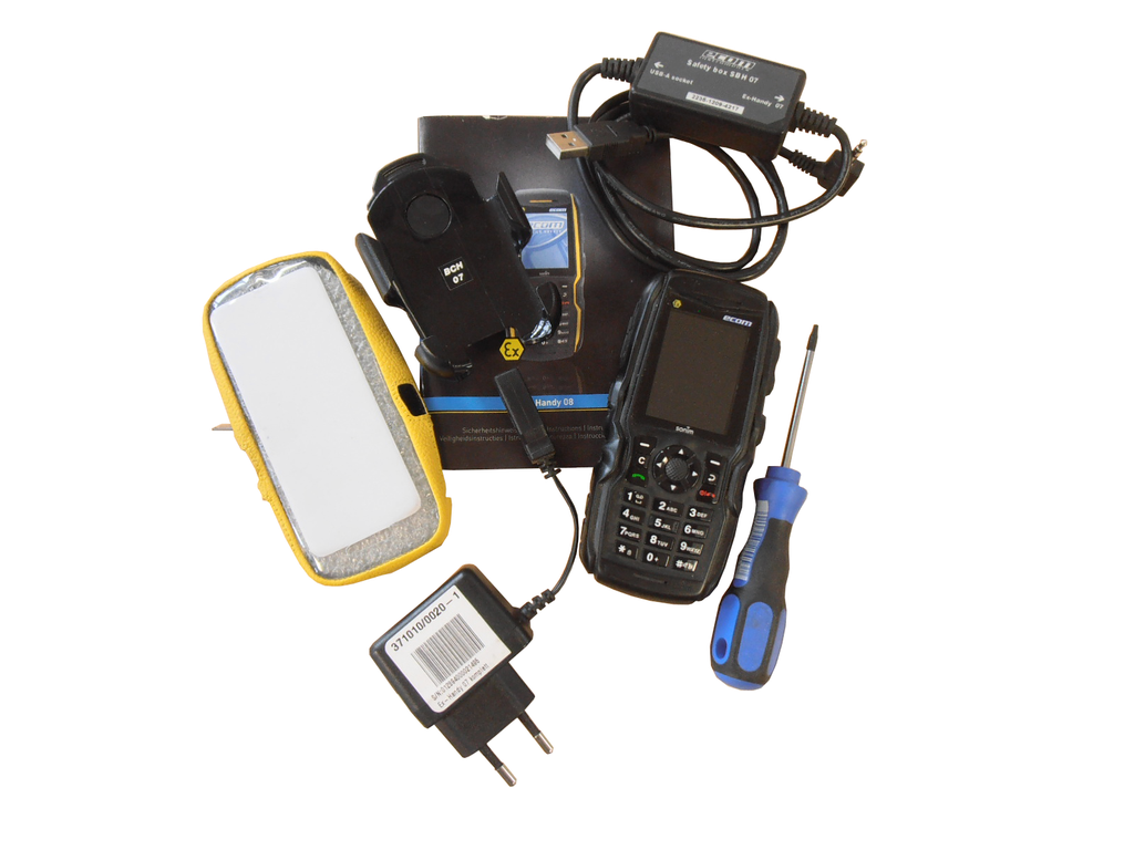 Mobiltelefon, ecom, Ex-Handy, mit Akku und Ladegerät, ATEX IECEx | GTD